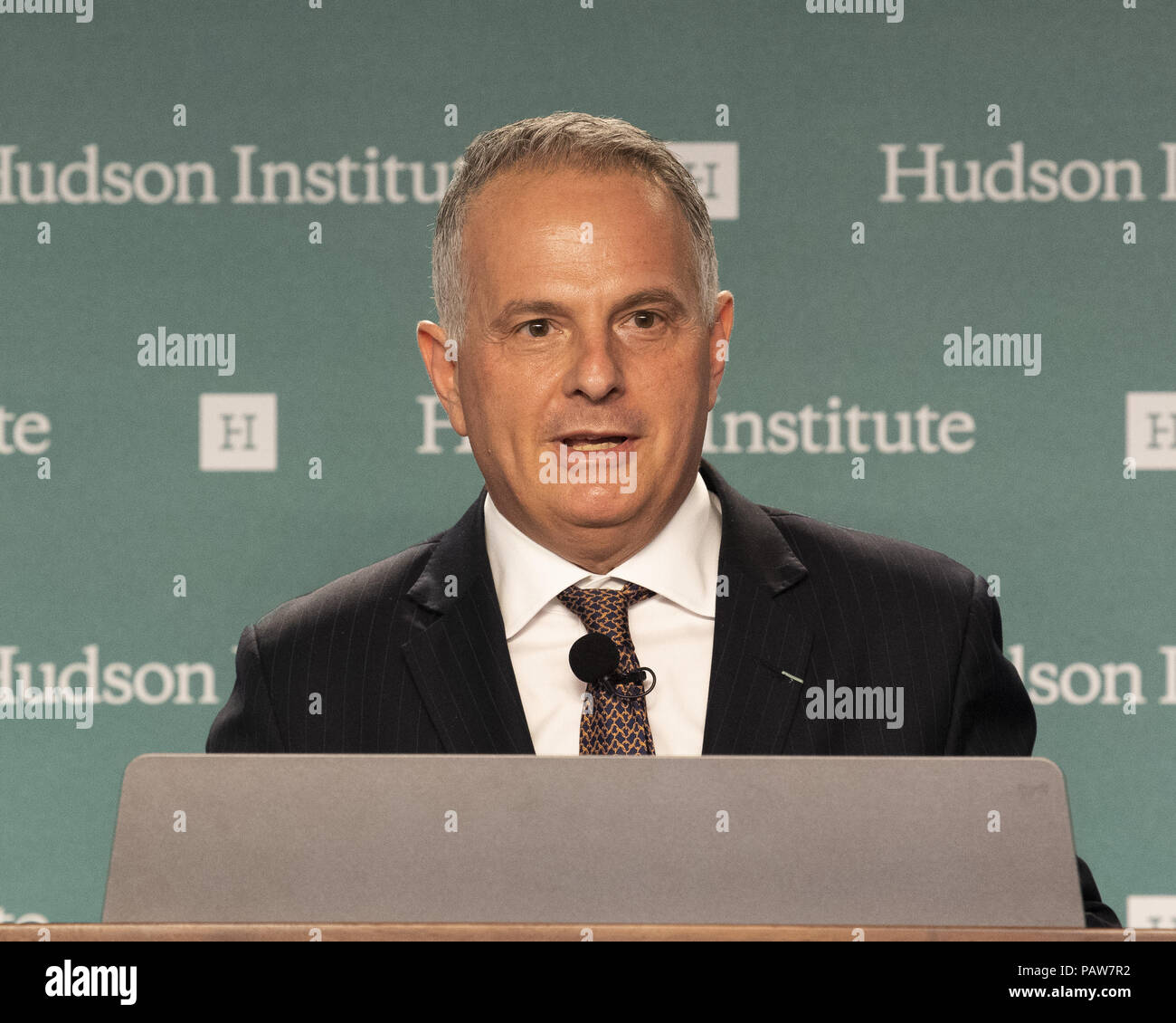 Washington, DC, USA. 24th July, 2018. KENNETH WEINSTEIN, President and ...