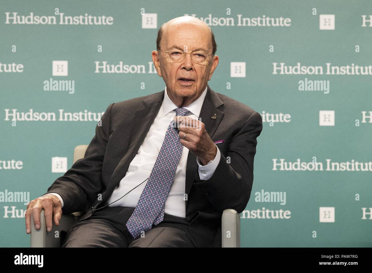 Washington, DC, USA. 24th July, 2018. WILBUR ROSS, United States ...