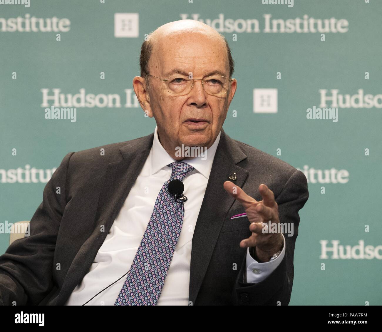Washington, DC, USA. 24th July, 2018. WILBUR ROSS, United States ...