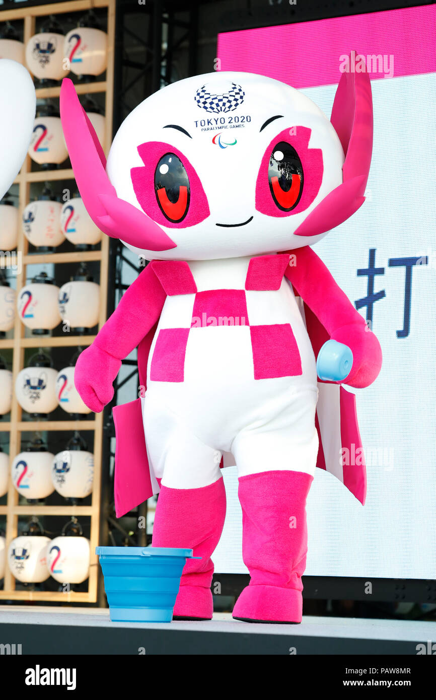 SOMEITY, JLUY 24, 2018 : Tokyo 2020 Olympic Countdown Event "Minna no ...
