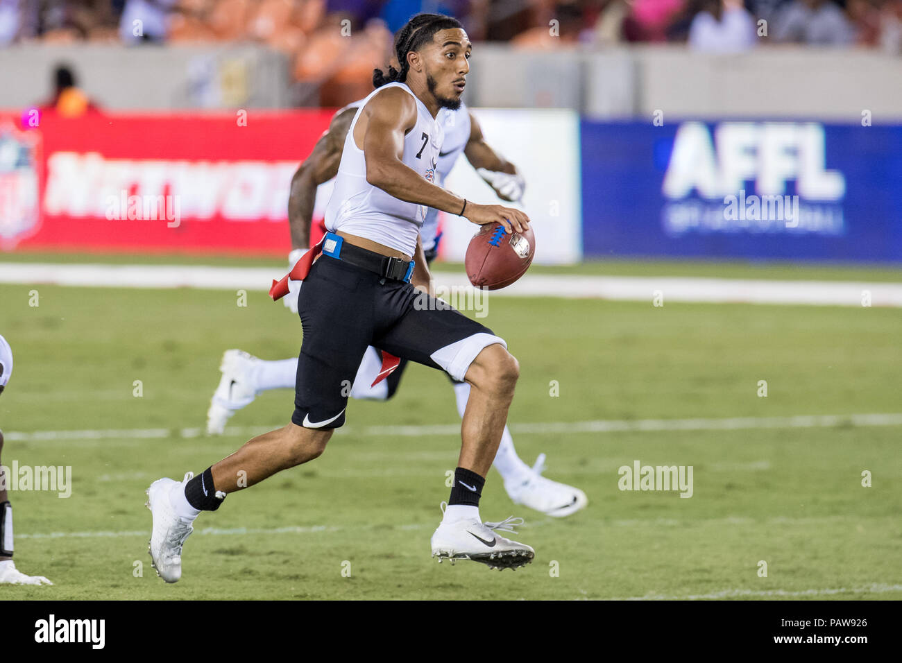 Houston, TX, USA. 19th July, 2018. Fighting Cancer quarterback Darrell ...