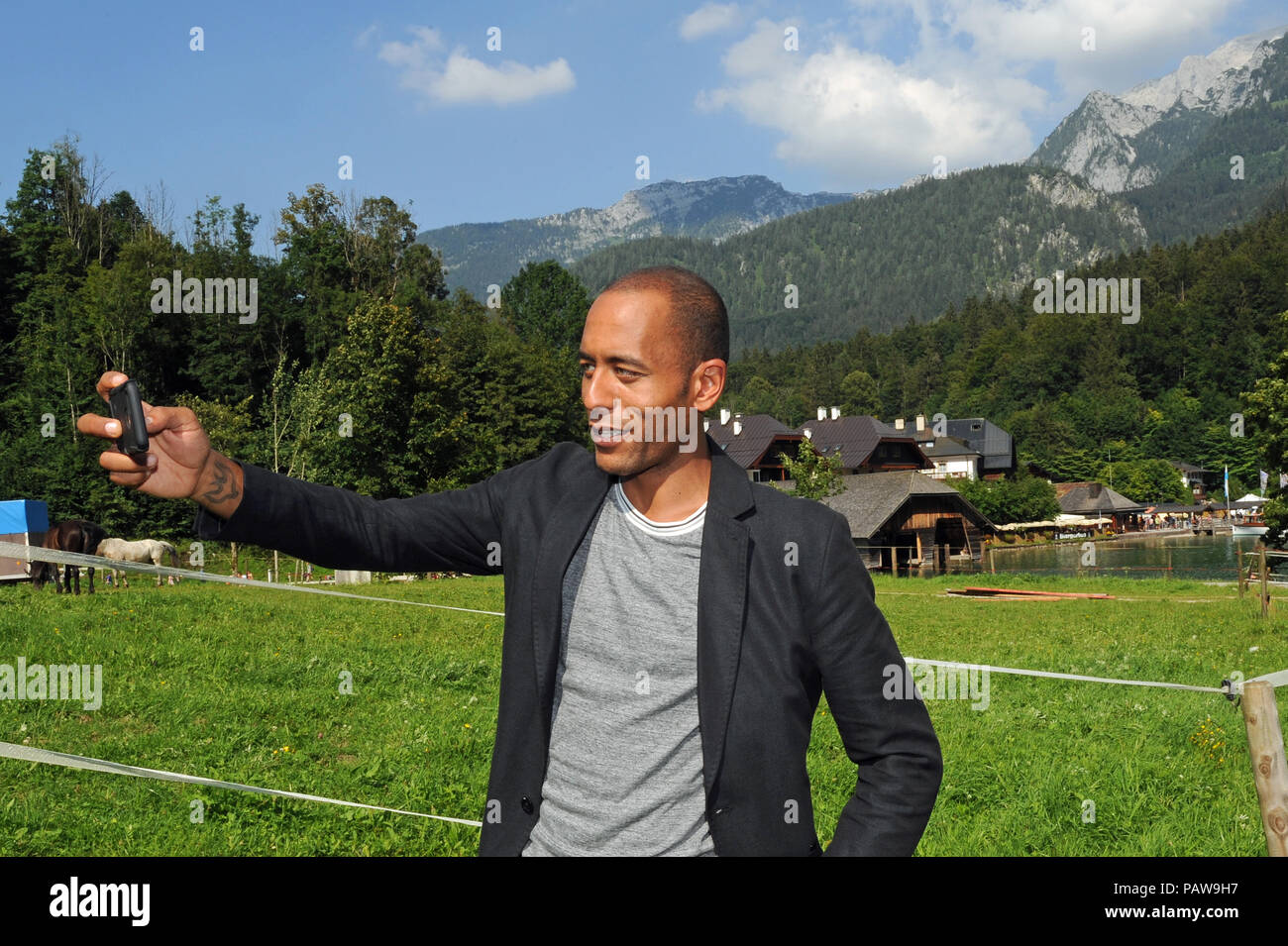 24 July 2018, Schönau am Königsee, Germany: The actor Peter Morton ...