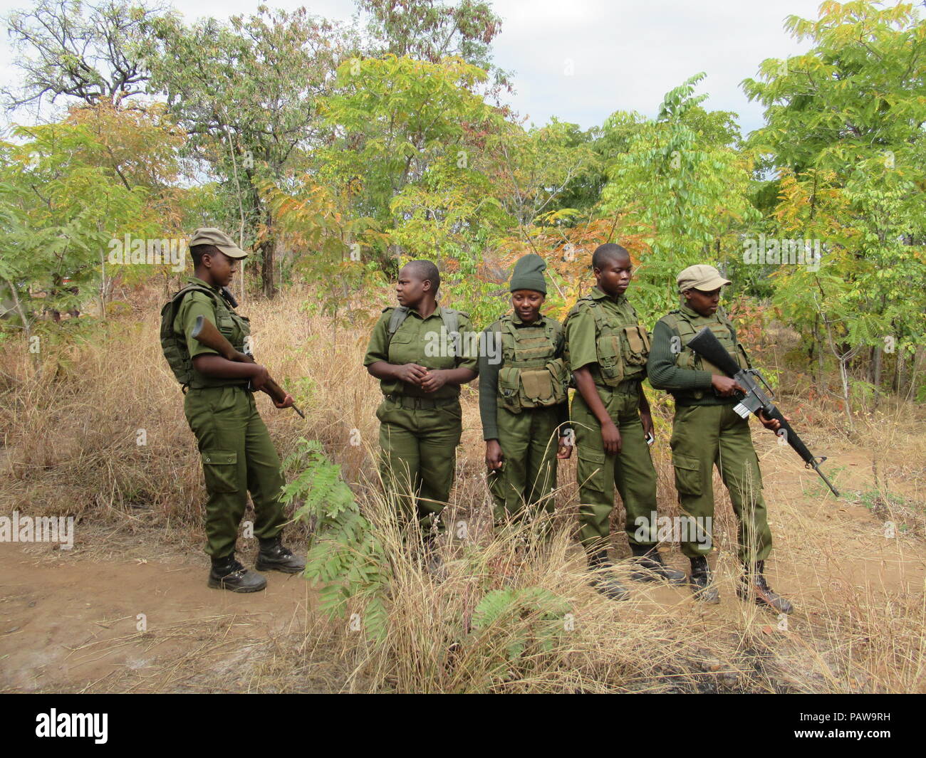 Akashinga women unit hi-res stock photography and images - Alamy