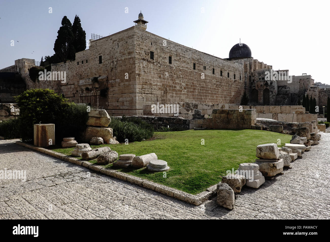 Jerusalem, Israel. 25th July, 2018. A view of the Temple Mount from the ...