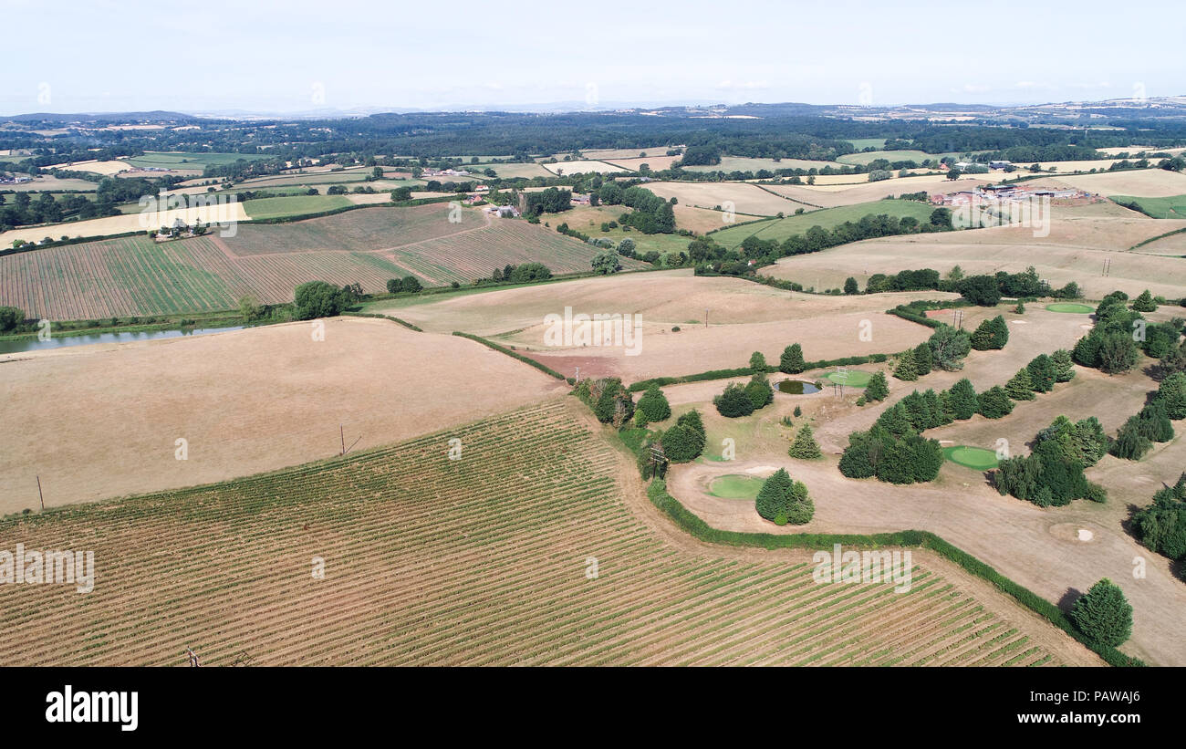 Newent Glos, UK. 25th July 2018. Newent Glos, UK. 25th July 2018. On ...