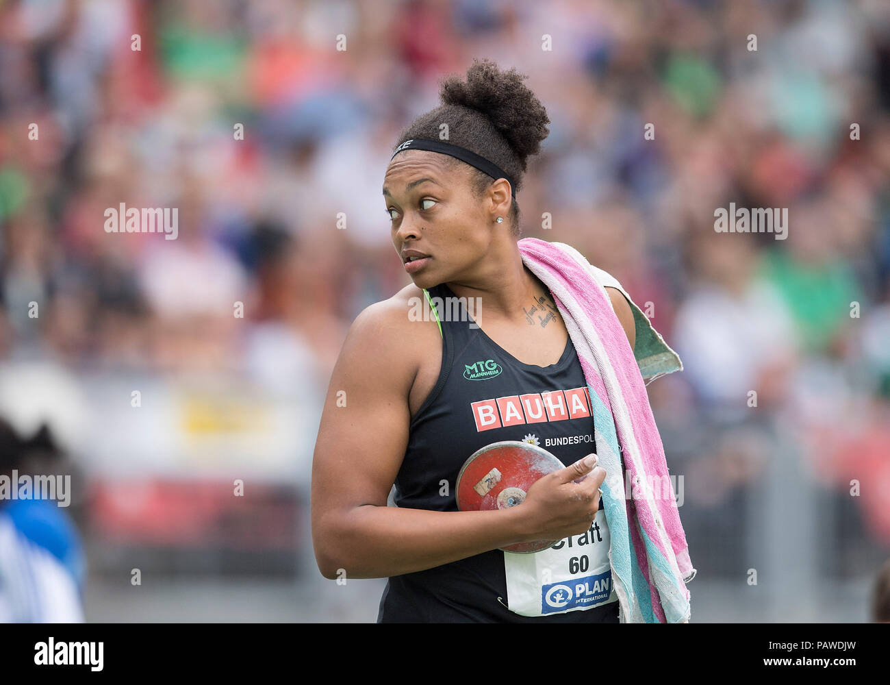 Nuremberg, Deutschland. 22nd July, 2018. Winner Shanice CRAFT (1st ...