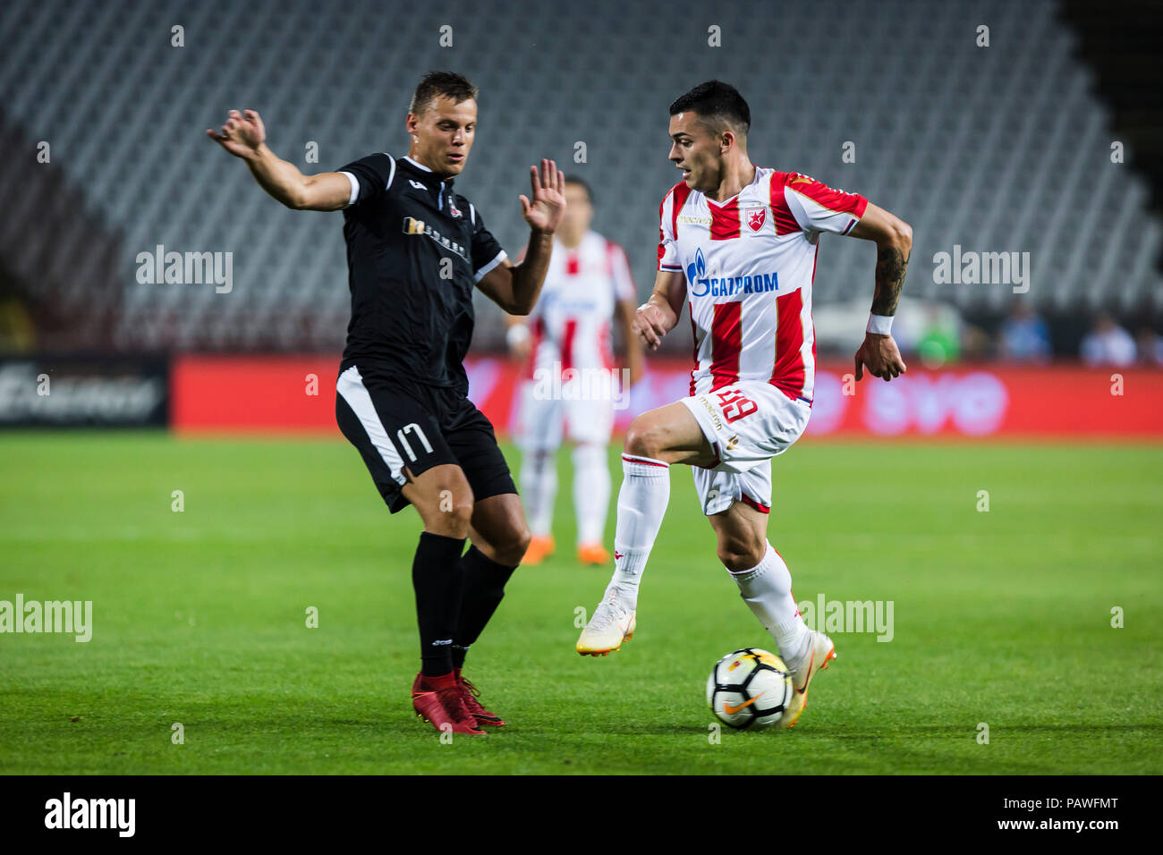 Belgrade, Serbia. 24th July, 2018. Nemanja Radonjic of Red Star ...