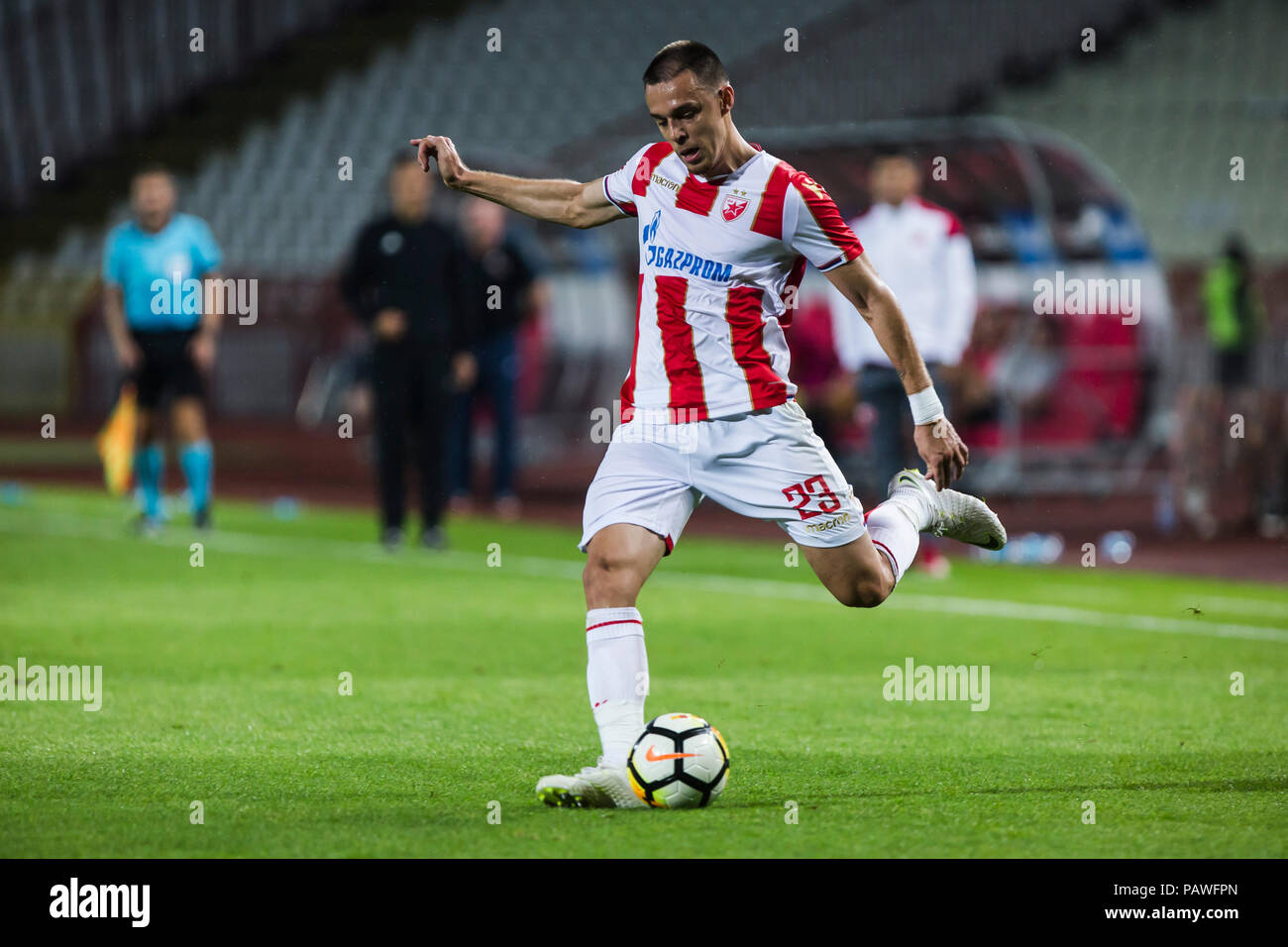 Belgrade, Serbia. 24th July, 2018. Milan Rodic of Red Star Belgrade ...