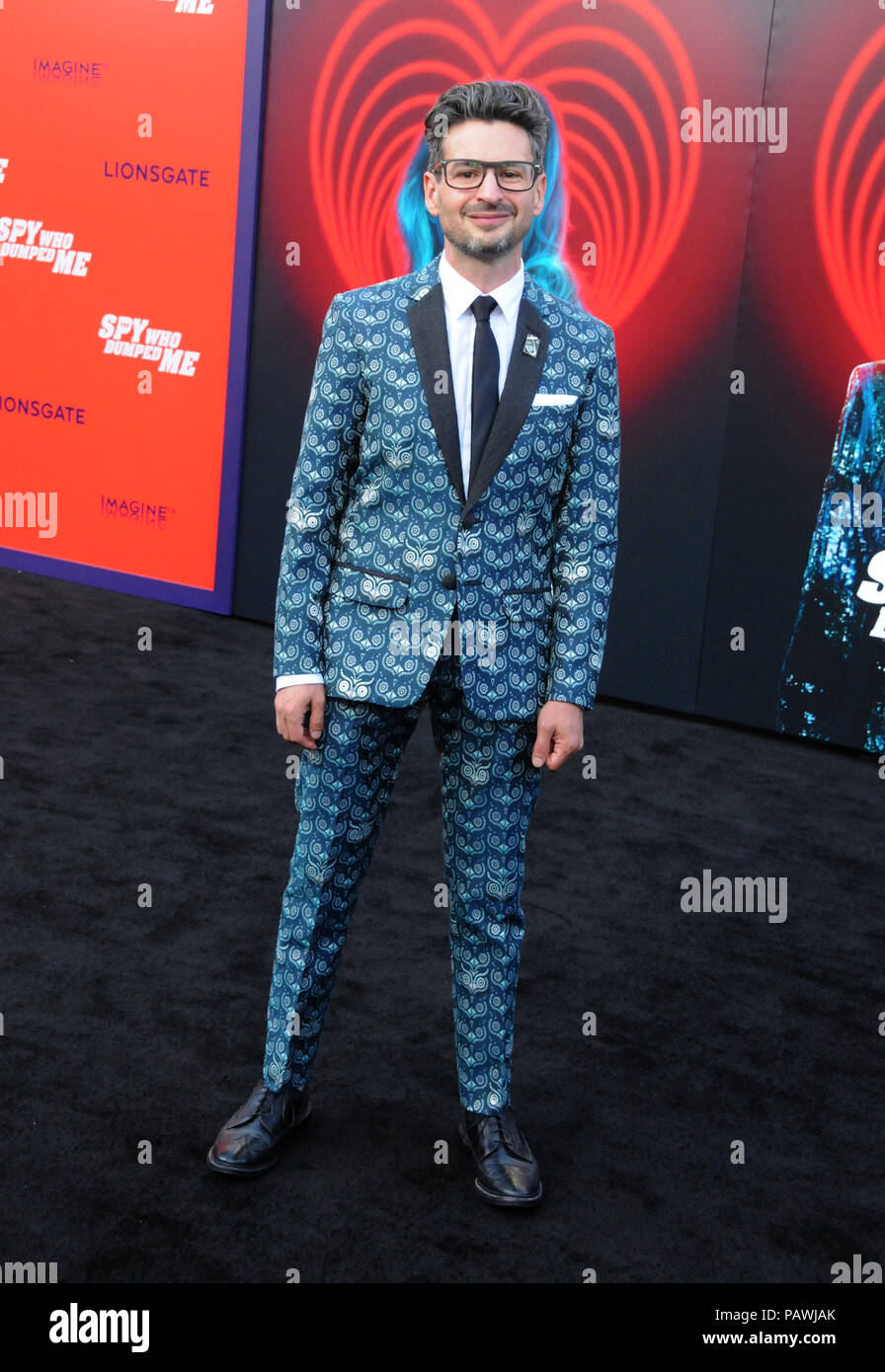 Los Angeles, California, USA. 25th July, 2018. Co-screenwriter David ...