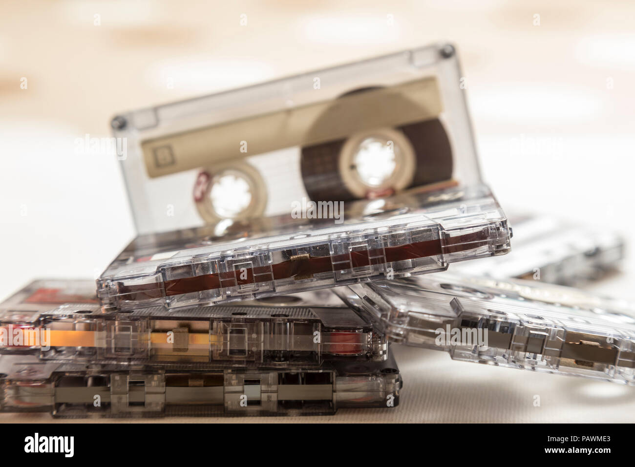 Old cassette tapes hi-res stock photography and images - Alamy