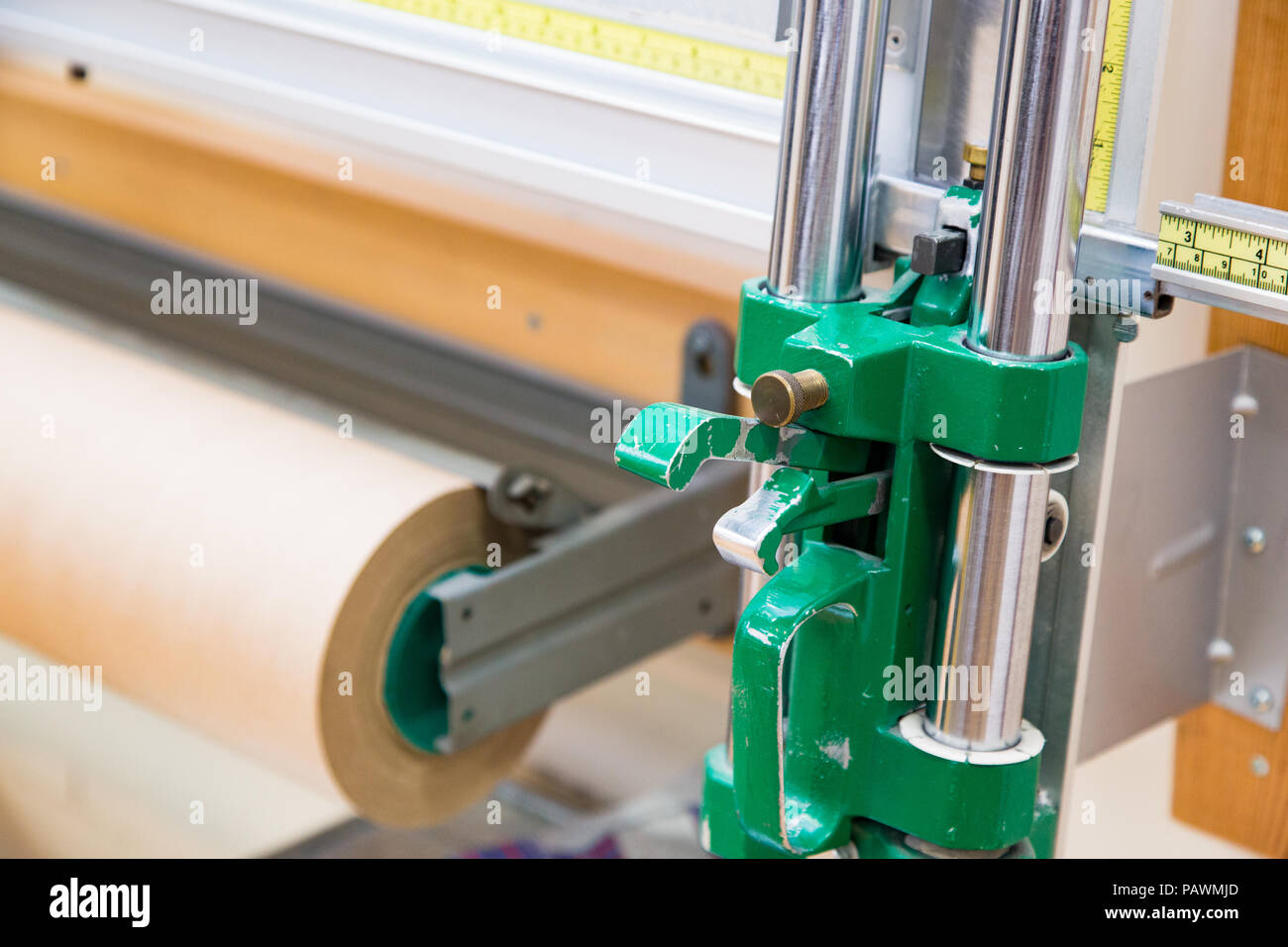 Paper Roller Machine In A Custom Framing Shop Stock Photo Alamy paper-roller-machine-in-a-custom-framing-shop-stock-photo-alamy