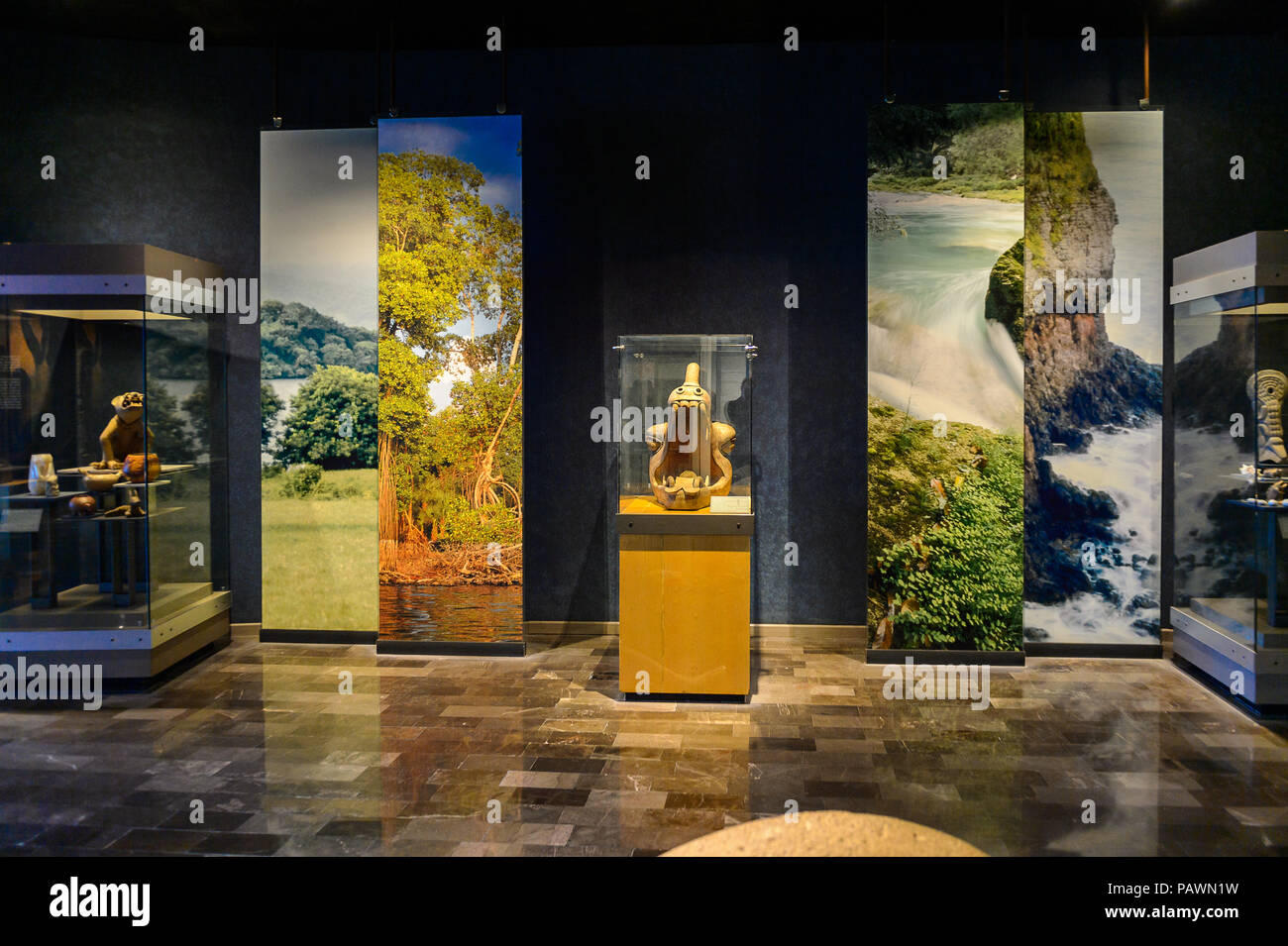 MEXICO CITY, MEX - OCT 27, 2016: Exponates of the National Museum of ...