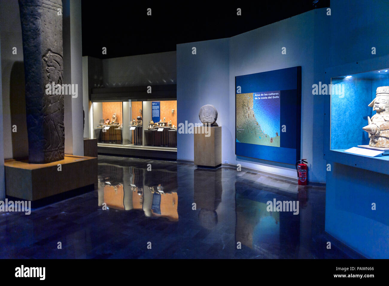 MEXICO CITY, MEX - OCT 27, 2016: Exponates of the National Museum of ...