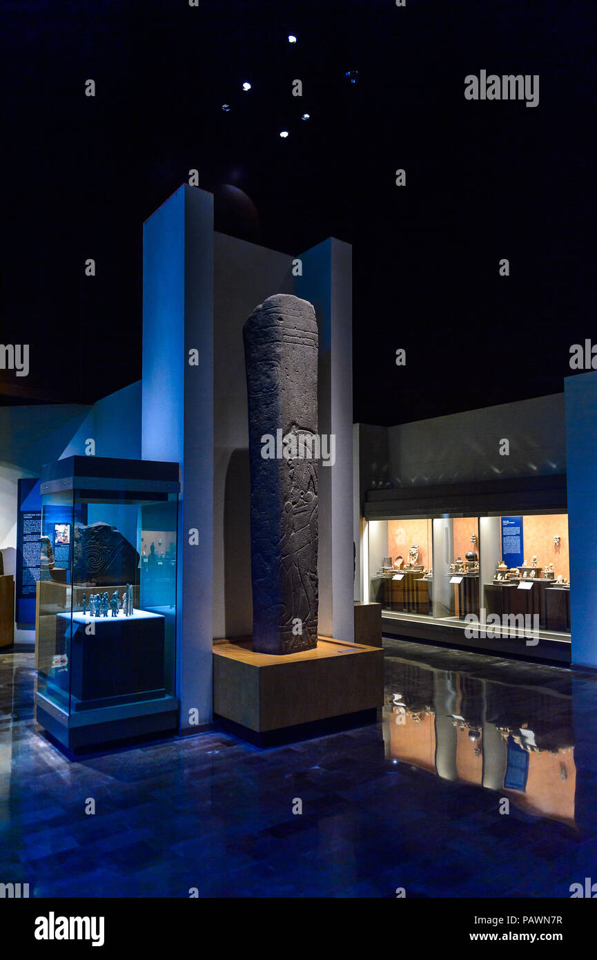 MEXICO CITY, MEX - OCT 27, 2016: Exponates of the National Museum of ...