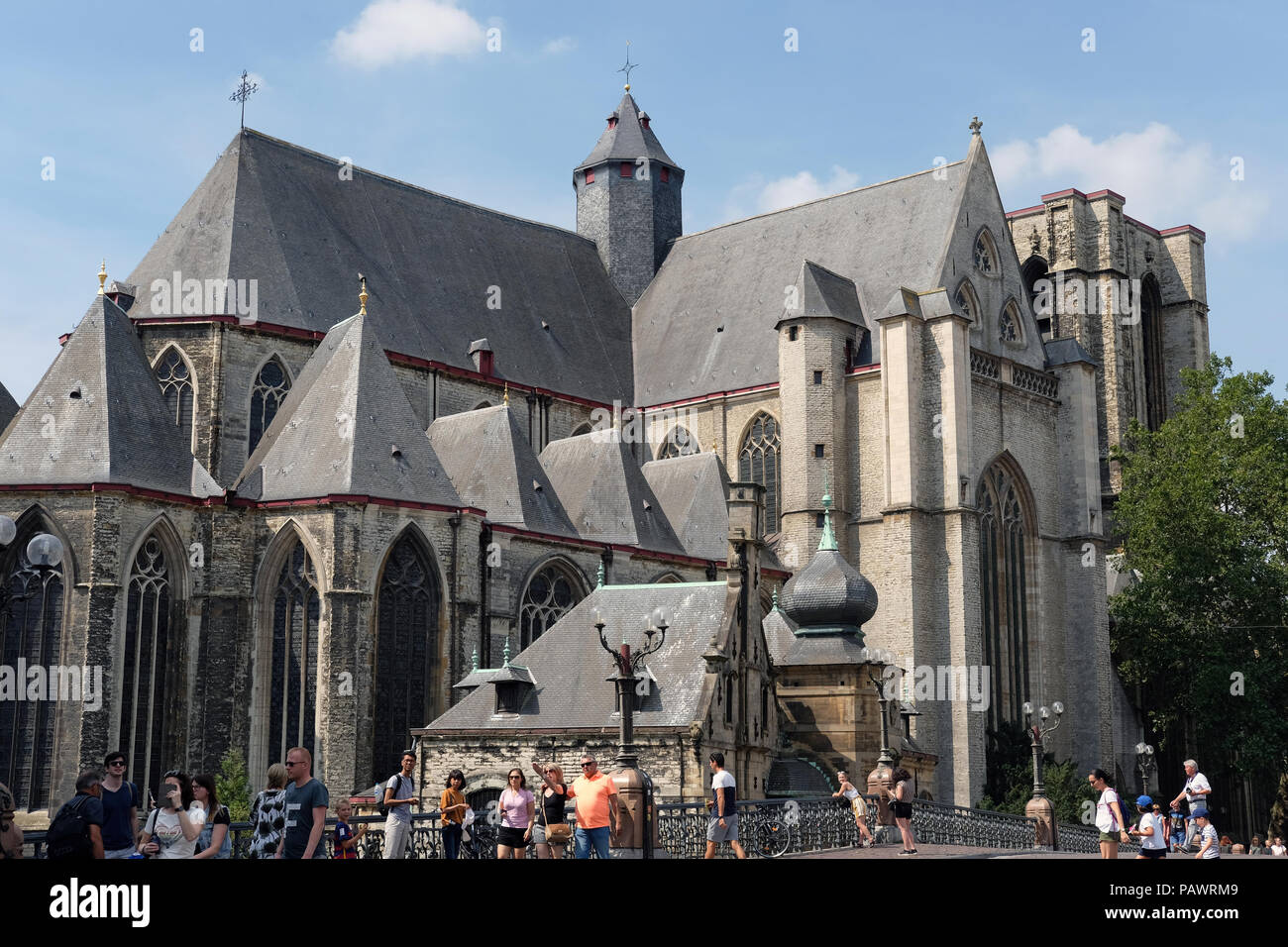Cloister Het Pand In Ghent, Belgium Stock Photo - Alamy
