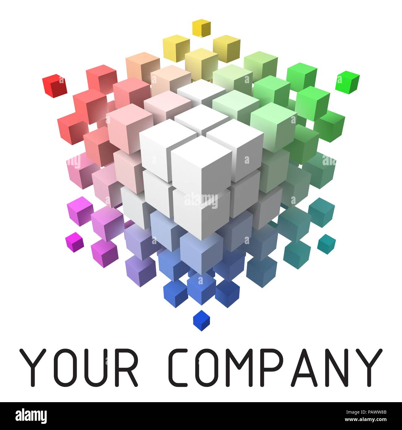 Cube Logo Vector