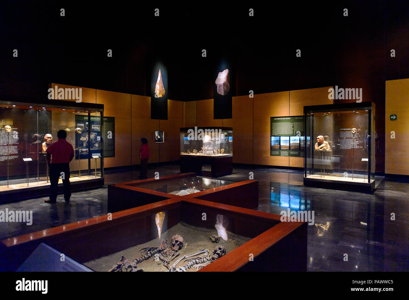 MEXICO CITY, MEX - OCT 27, 2016: Exponates of the National Museum of ...