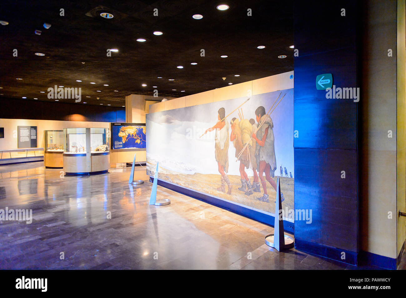 MEXICO CITY, MEX - OCT 27, 2016: Exponates of the National Museum of ...