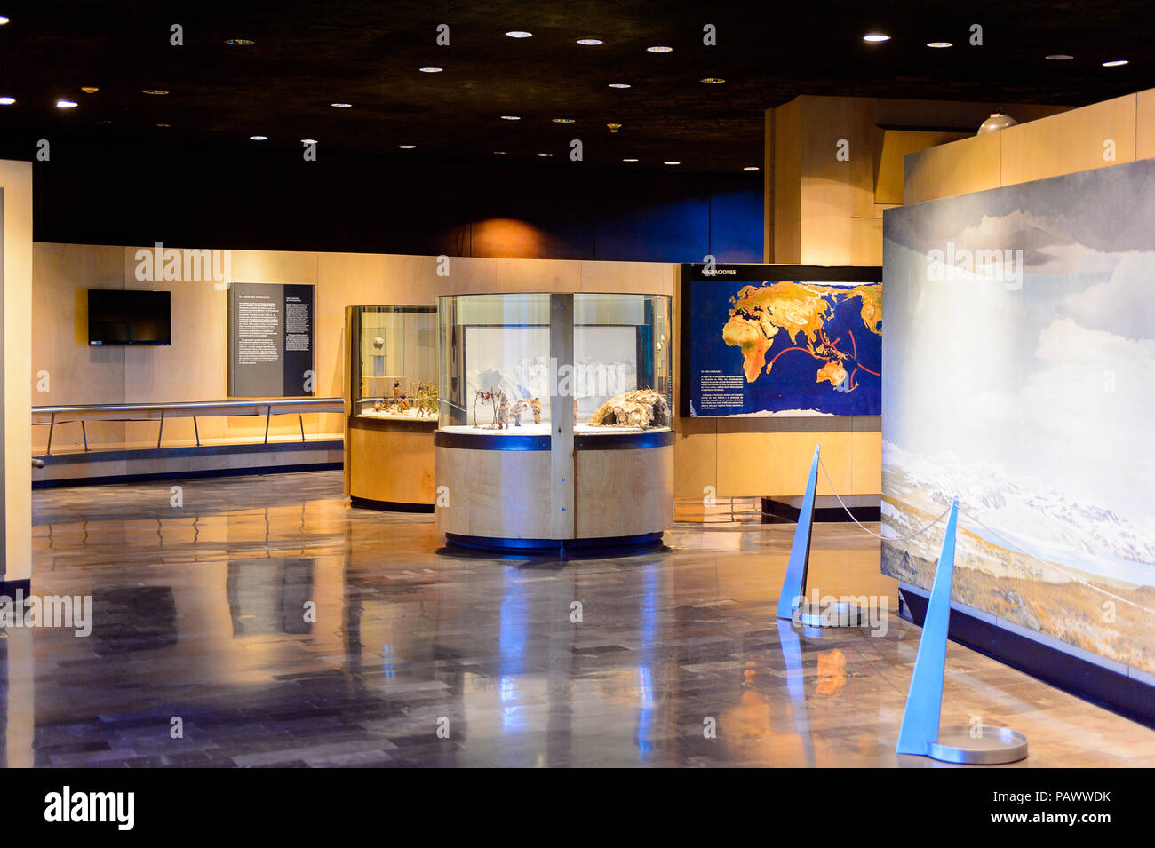 MEXICO CITY, MEX - OCT 27, 2016: Exponates of the National Museum of ...