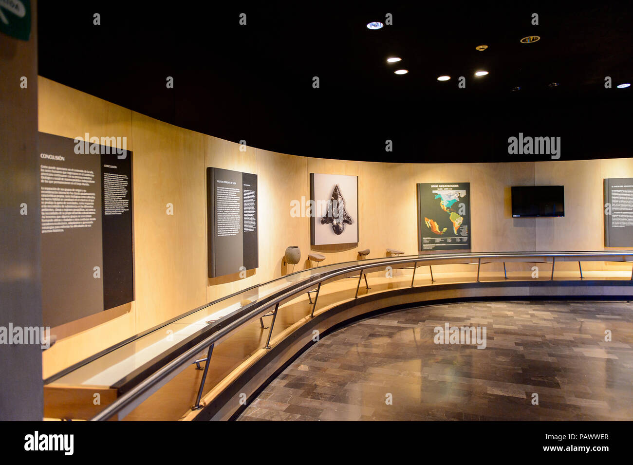 MEXICO CITY, MEX - OCT 27, 2016: Exponates of the National Museum of ...