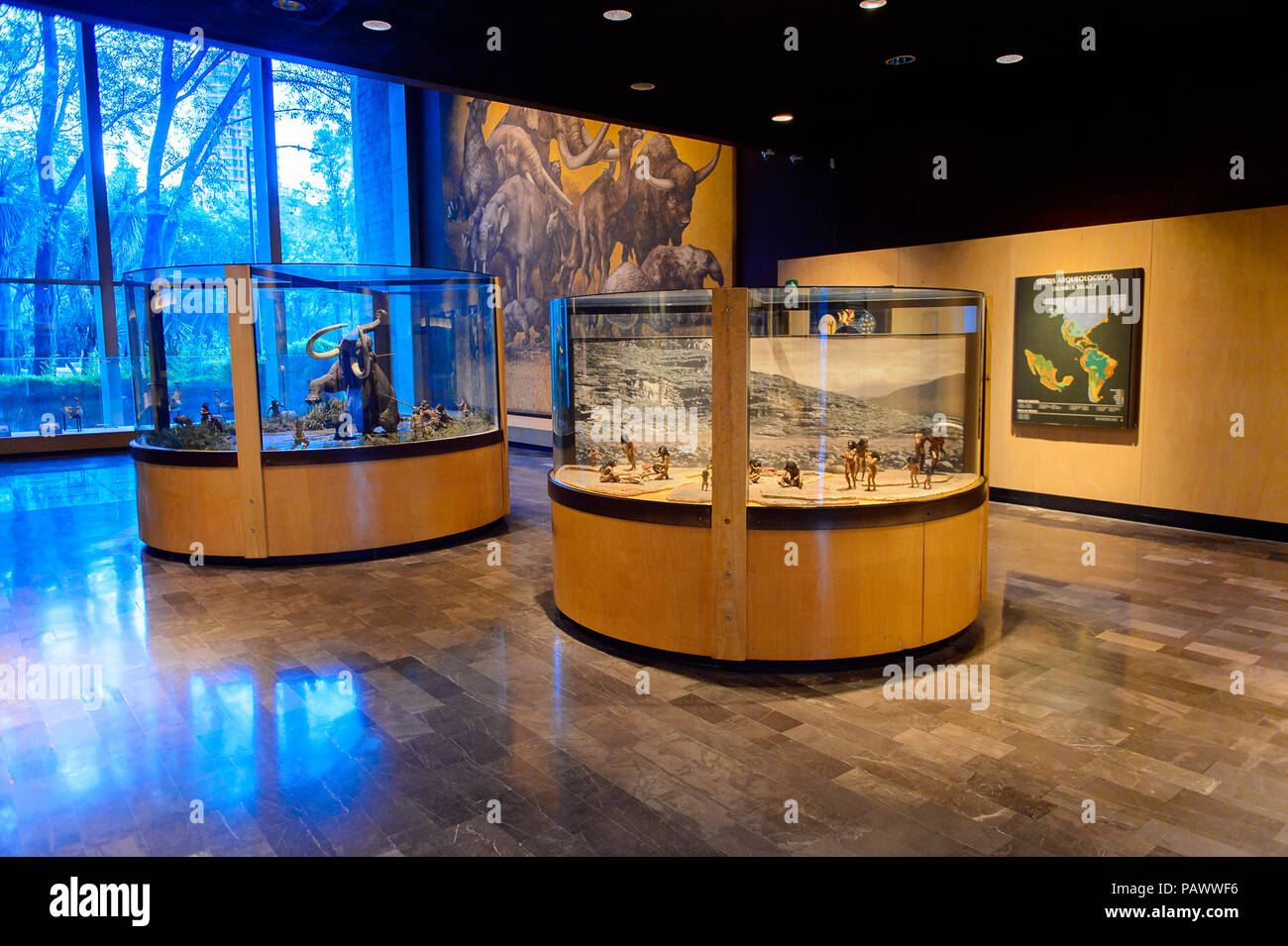 MEXICO CITY, MEX - OCT 27, 2016: Exponates of the National Museum of ...