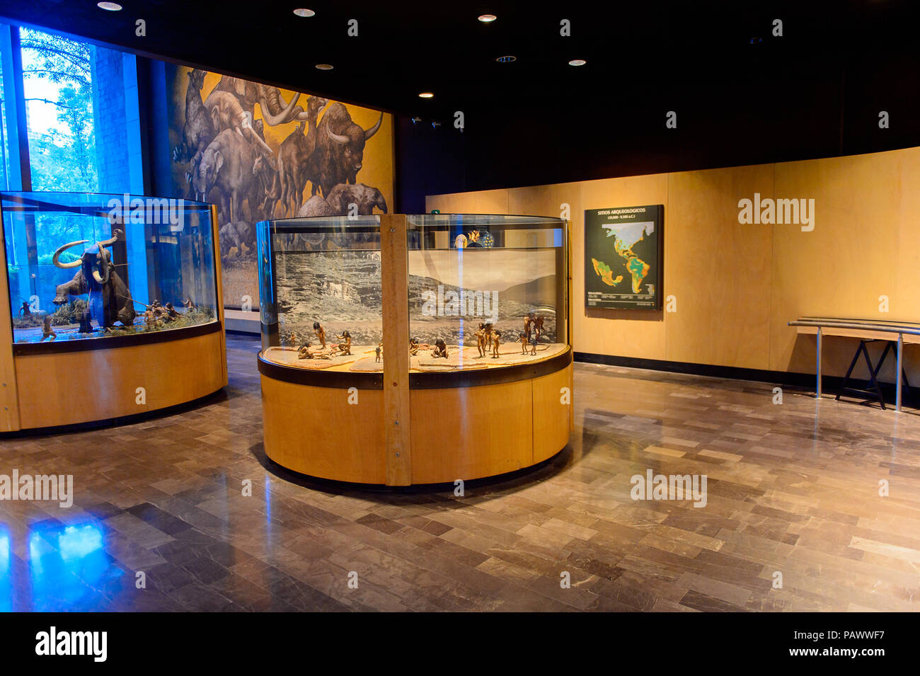 MEXICO CITY, MEX - OCT 27, 2016: Exponates of the National Museum of ...