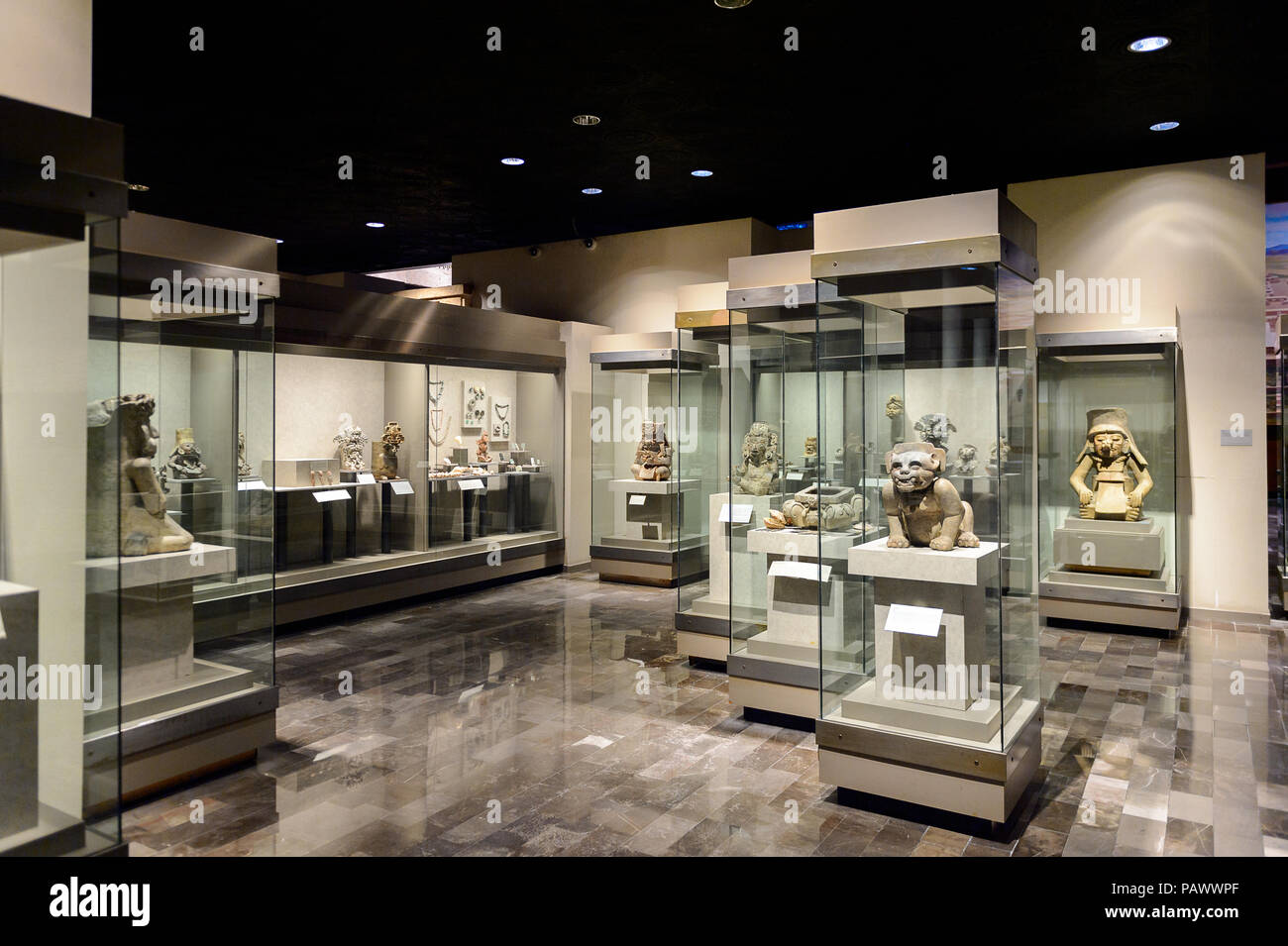 MEXICO CITY, MEX - OCT 27, 2016: Exponates of the National Museum of ...