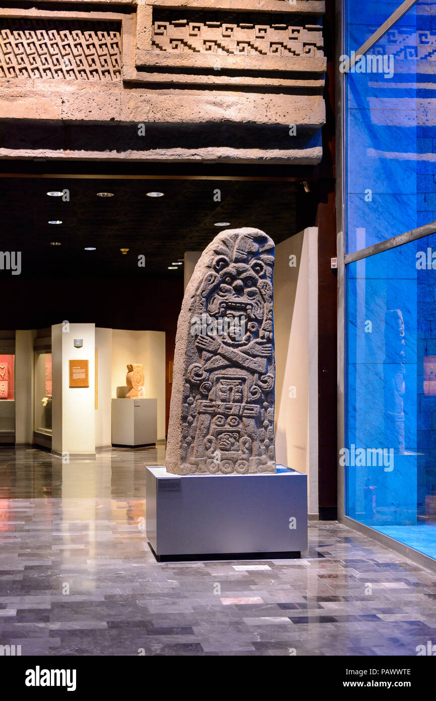 MEXICO CITY, MEX - OCT 27, 2016: Exponates of the National Museum of ...