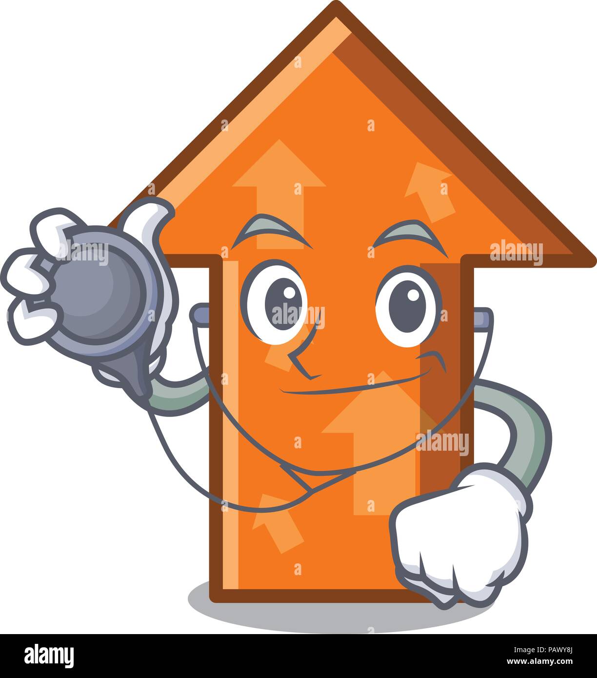 Doctor arrow character cartoon style Stock Vector Image & Art - Alamy