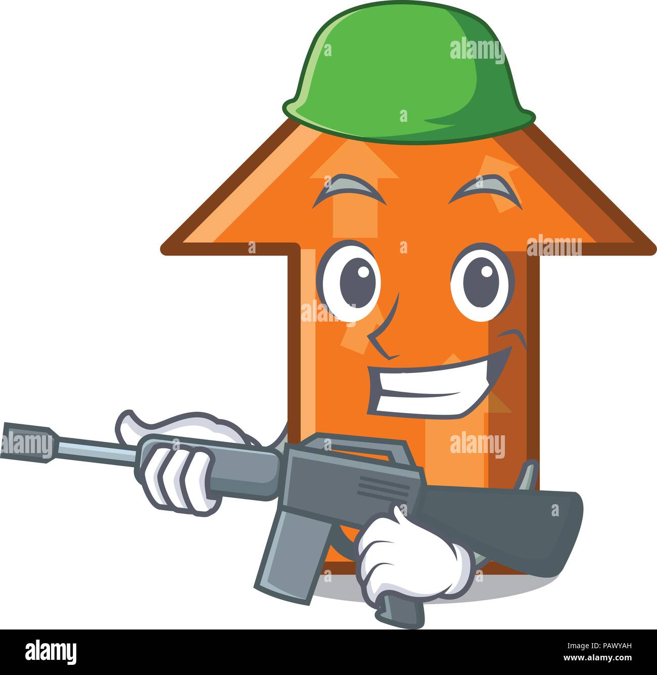 Army arrow character cartoon style Stock Vector Image & Art - Alamy