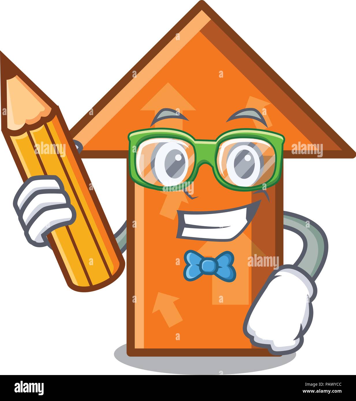 Student arrow character cartoon style Stock Vector Image & Art - Alamy