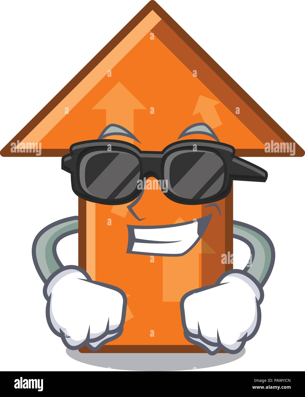 Super cool arrow character cartoon style Stock Vector Image & Art - Alamy