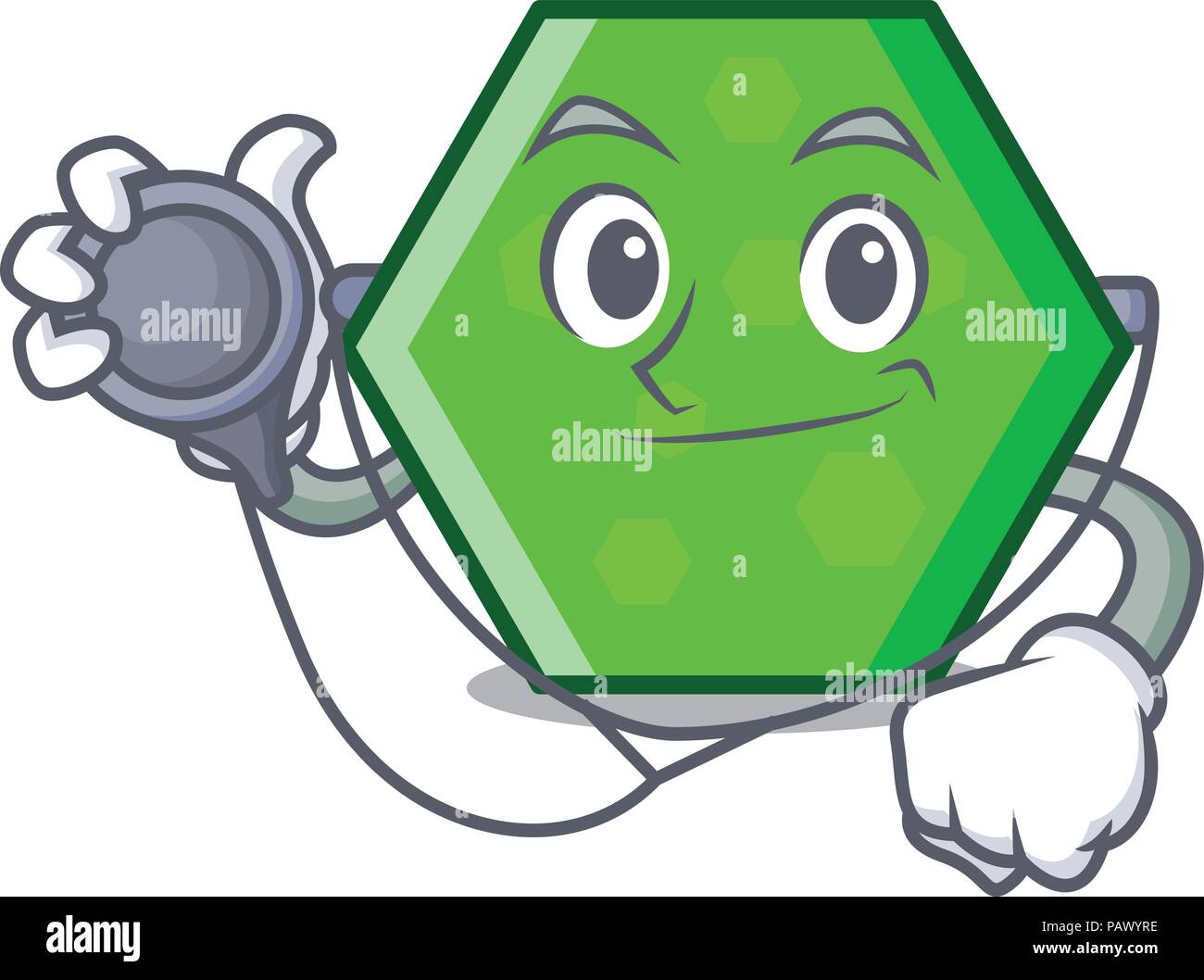 Doctor octagon character cartoon style Stock Vector Image & Art - Alamy