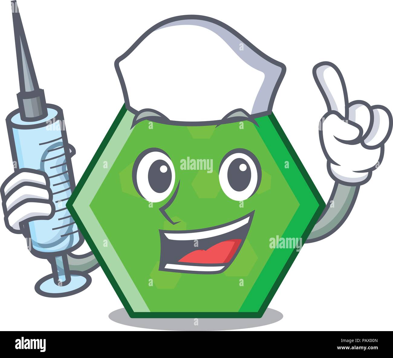 Octagon character Stock Vector Images - Alamy