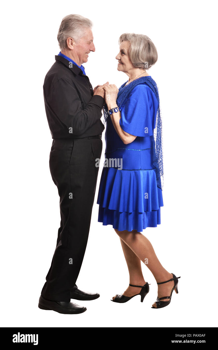 beautiful senior couple dancing Stock Photo - Alamy