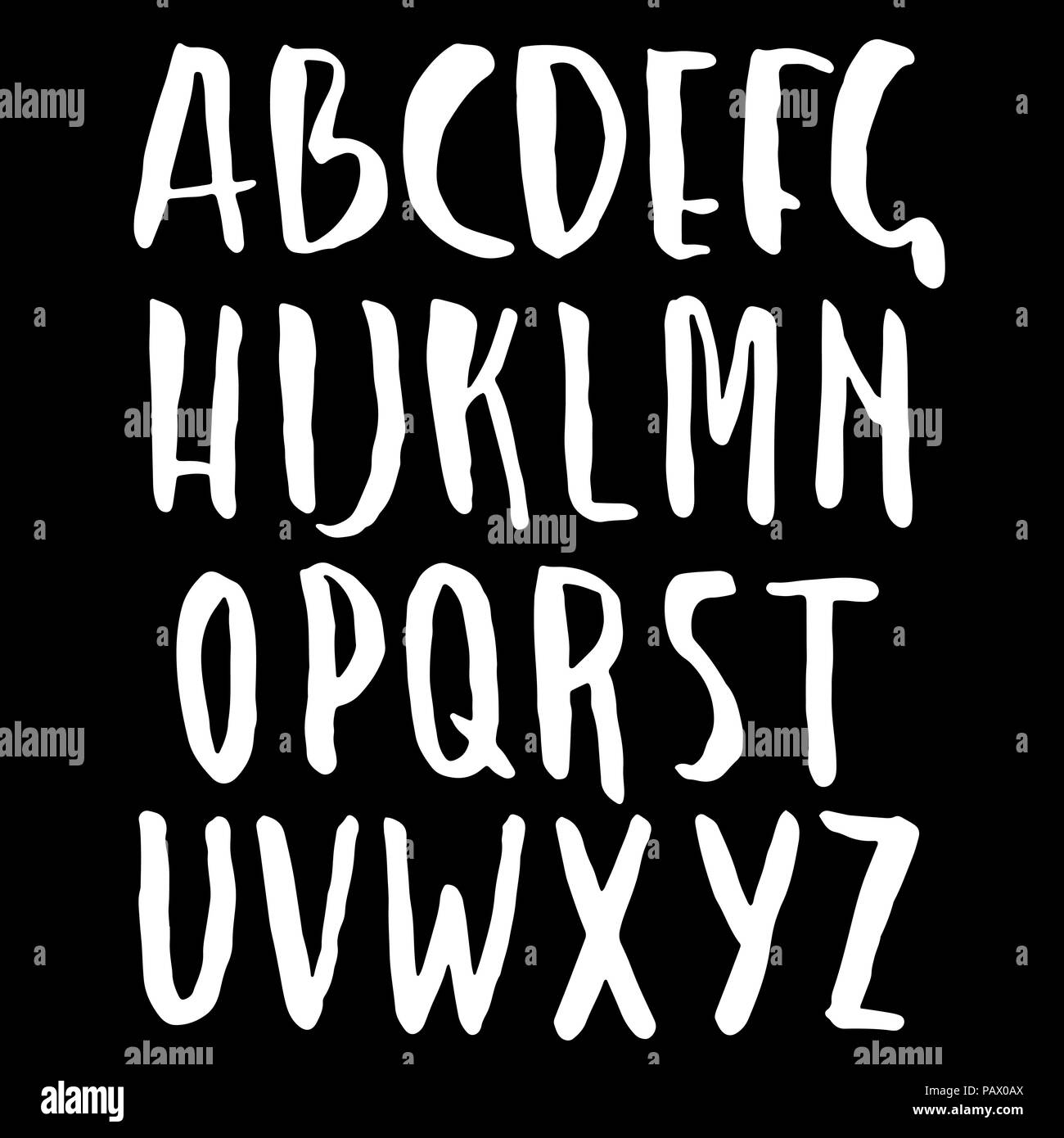 Simple font hi-res stock photography and images - Alamy