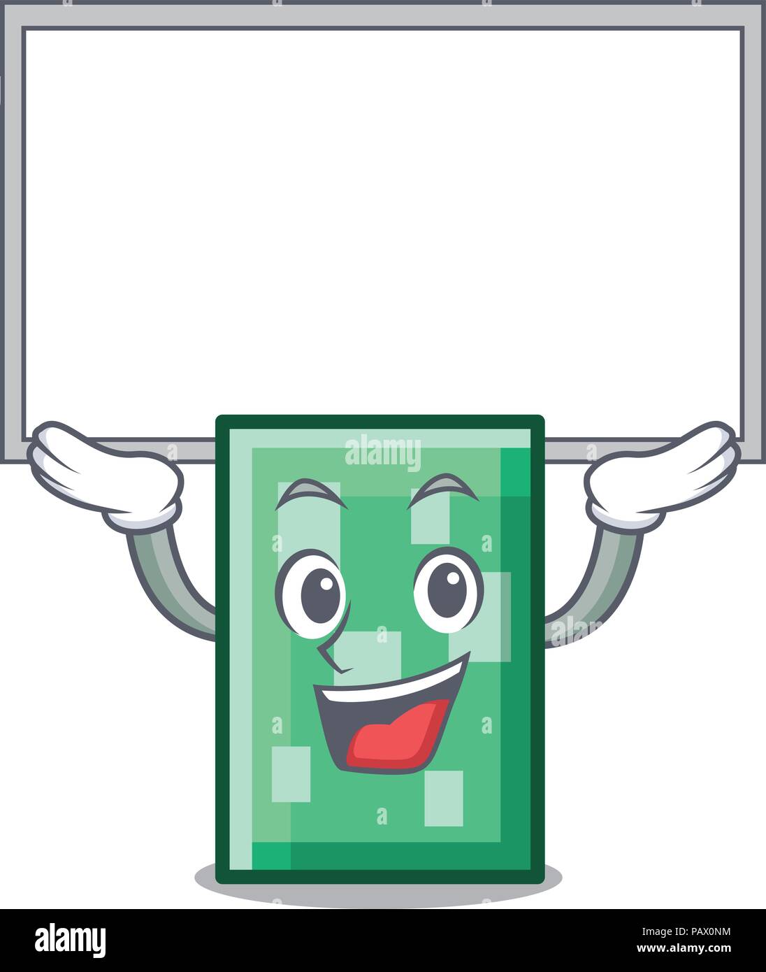 Up board rectangle character cartoon style Stock Vector Image & Art - Alamy