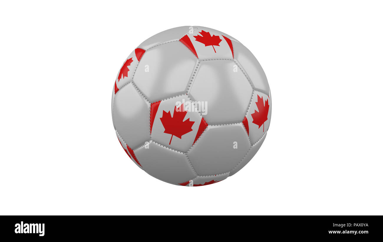 Soccer ball canada flag isolated hi-res stock photography and images ...