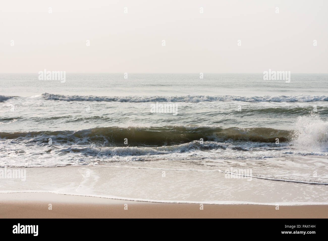 Calm beach waves hi-res stock photography and images - Alamy