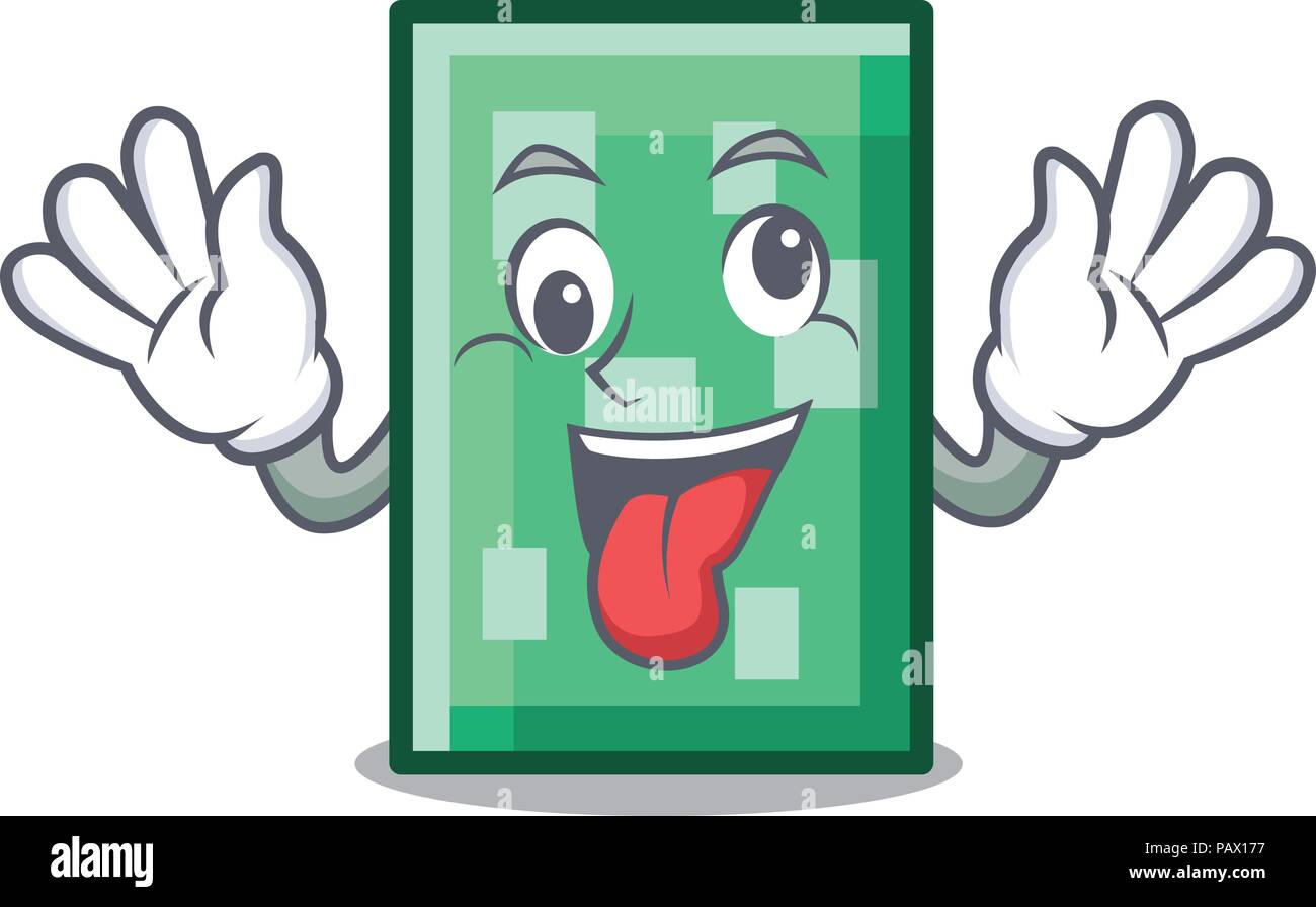 Crazy rectangle mascot cartoon style Stock Vector Image & Art - Alamy