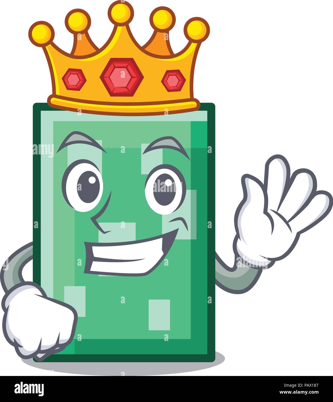 Rectangular crown Stock Vector Images - Alamy