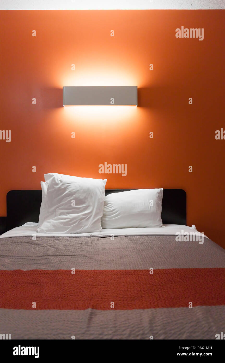 A modern retro hotel room in Ontario, Canada Stock Photo - Alamy