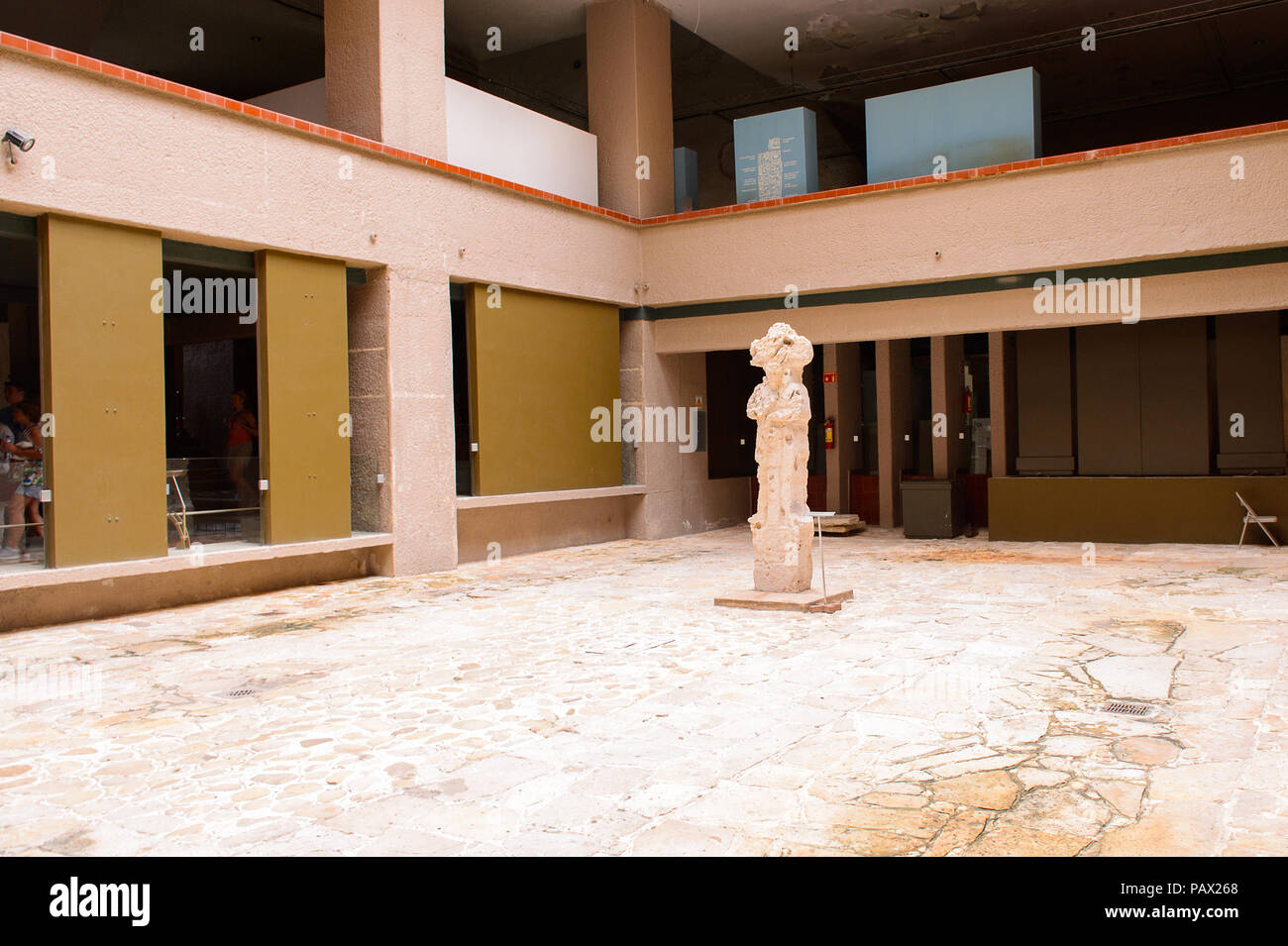 PALENQUE, MEXICO - NOV 3, 2016: Museum at the Archaeological zone of ...