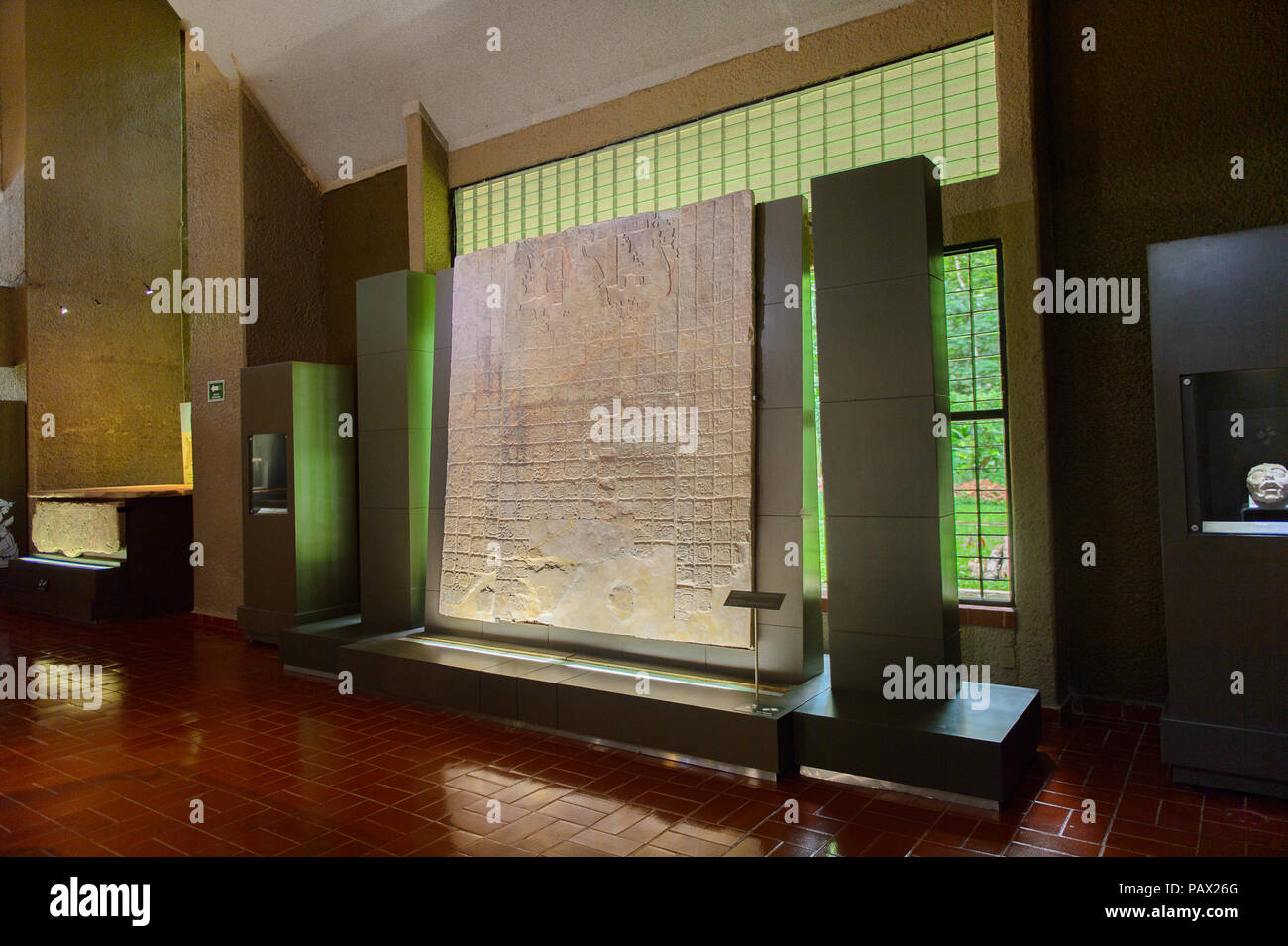 PALENQUE, MEXICO - NOV 3, 2016: Museum at the Archaeological zone of ...