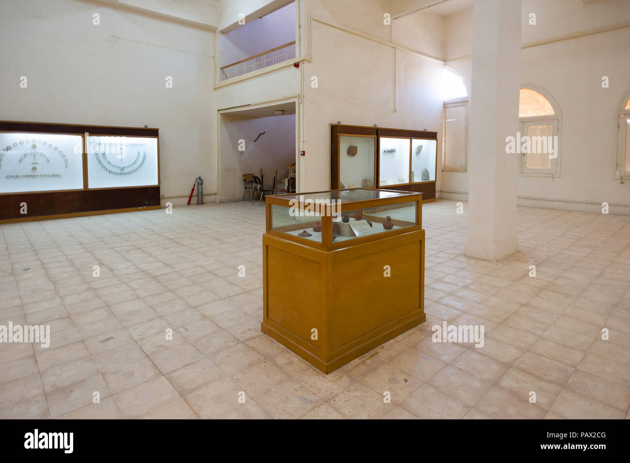 KHARGA OASIS, EGYPT - NOV 27, 2014: Interior of the Kharga Cultural ...