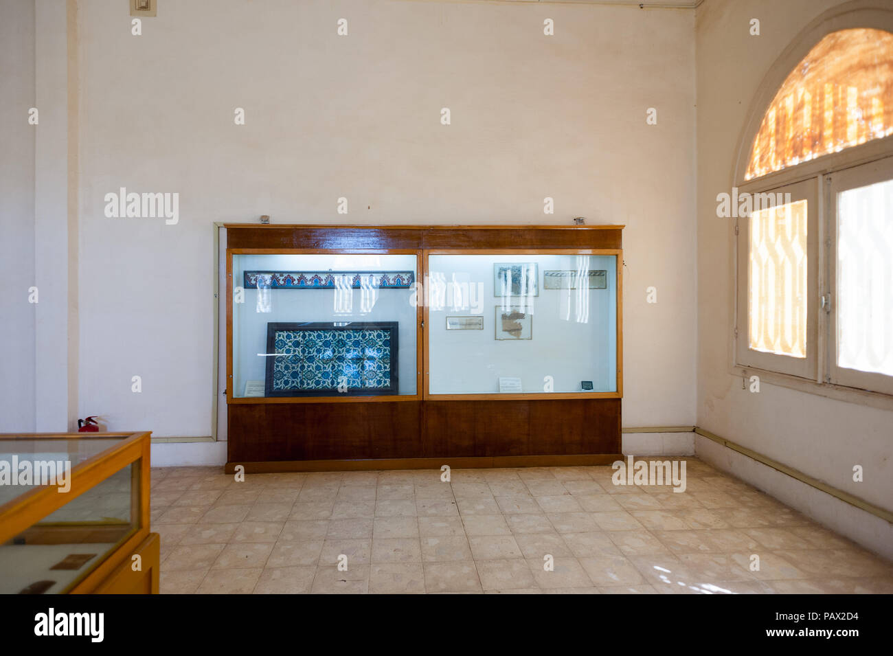 KHARGA OASIS, EGYPT - NOV 27, 2014: Interior of the Kharga Cultural ...