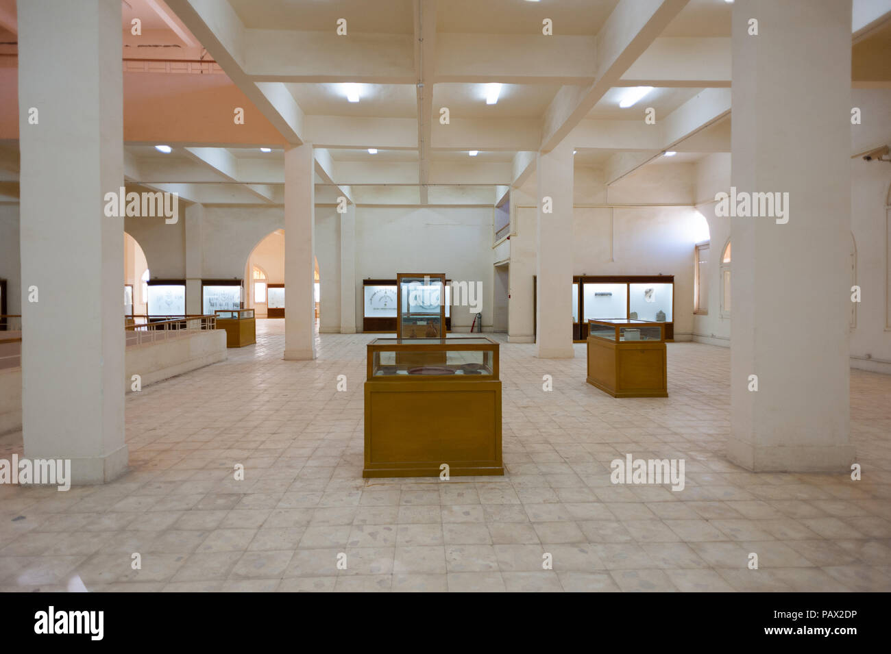 KHARGA OASIS, EGYPT - NOV 27, 2014: Interior of the Kharga Cultural ...
