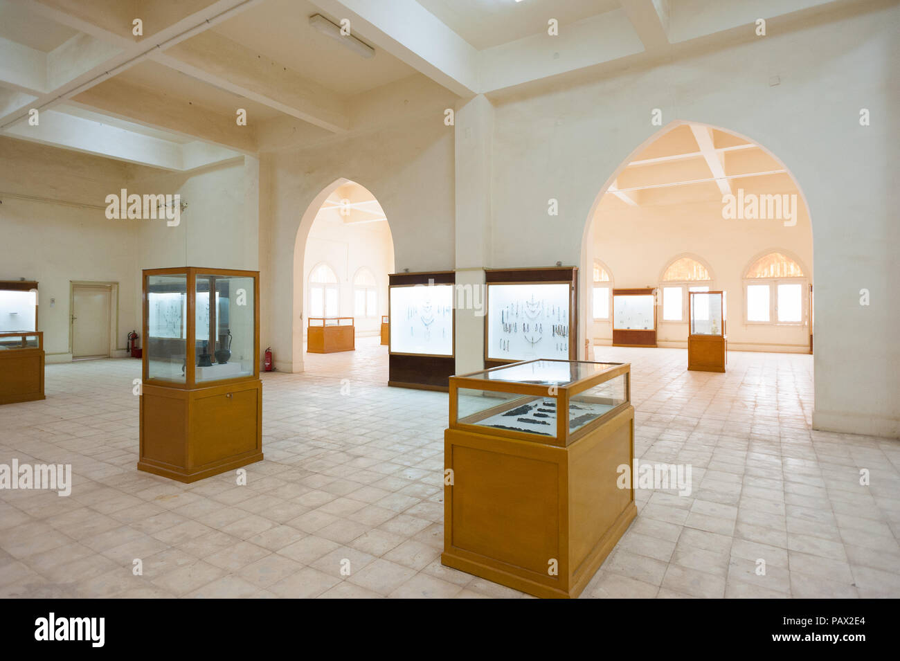 KHARGA OASIS, EGYPT - NOV 27, 2014: Interior of the Kharga Cultural ...