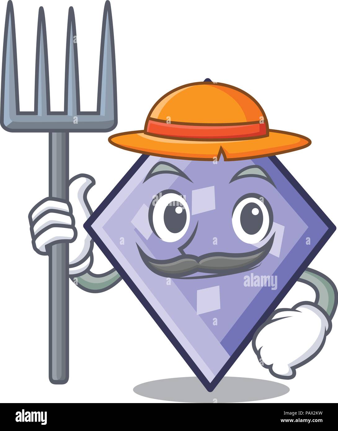 Cartoon Colorful Rhombus