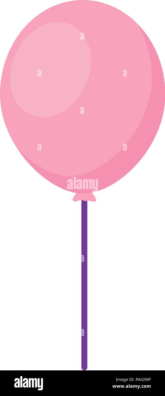 balloon icon over white background, vector illustration Stock Vector ...